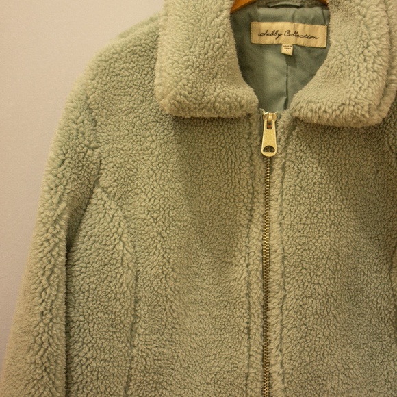 Sebby Collection | Jackets & Coats | Sebby Collection Mint Green Faux ...